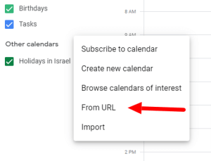 How to Add a Calendar via URL to Google Calendar - The Faculty of Data and Decision Sciences ...